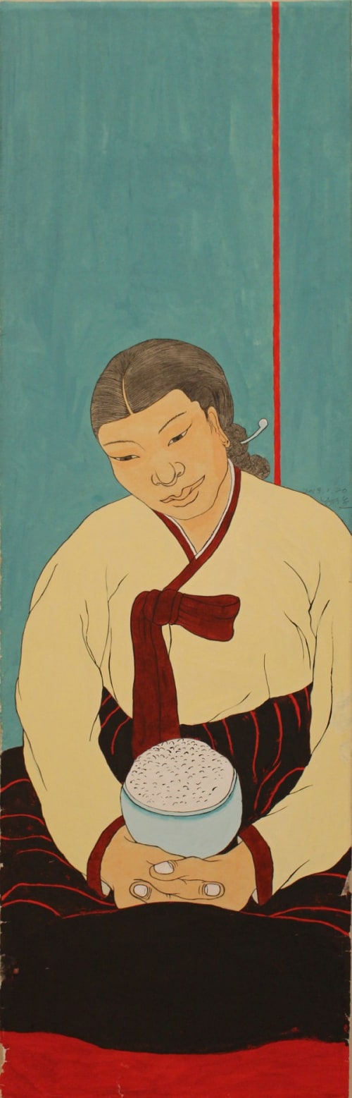 Suknam Yun | Portrait of Kim Manduk, 2019 | Art Basel