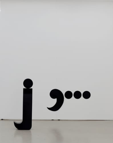Ketty La Rocca | J / Comma with 3 dots, 1970 | Art Basel