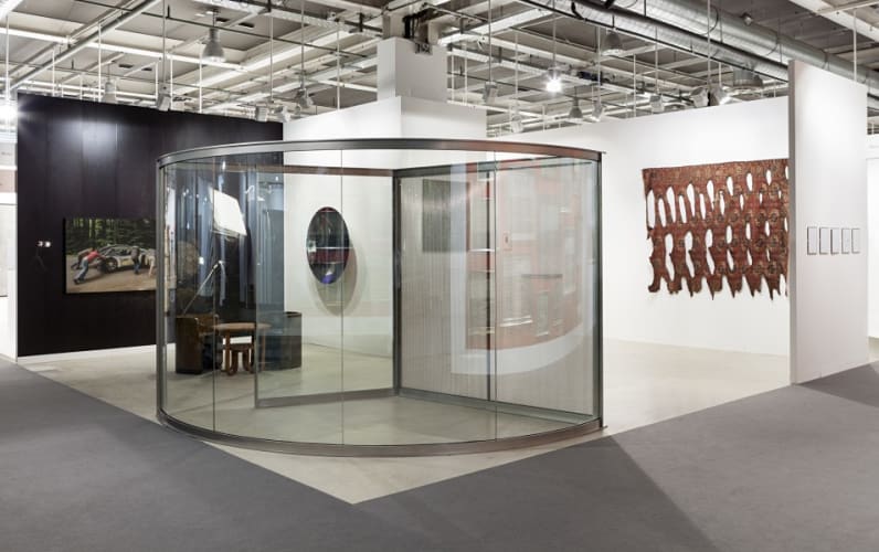 Dan Graham | Perforated (Silver) Arch, 2015 | Art Basel