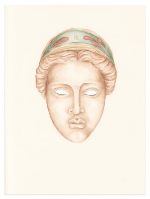 Jamie Isenstein | Untitled (Ancient Greek female mask), 2016 | Art Basel
