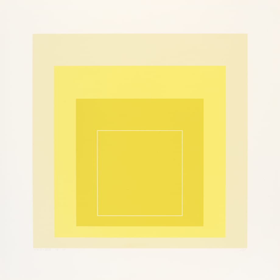 Josef Albers | White Line Square XVII, 1967