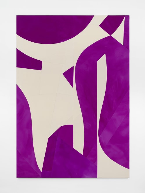 Sarah Crowner | Standing and Hanging Forms, Violet, 2019 | Art Basel