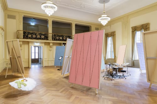 Claudia Comte | The Interview Painting Ensemble (mise-en-scène in 12 ...