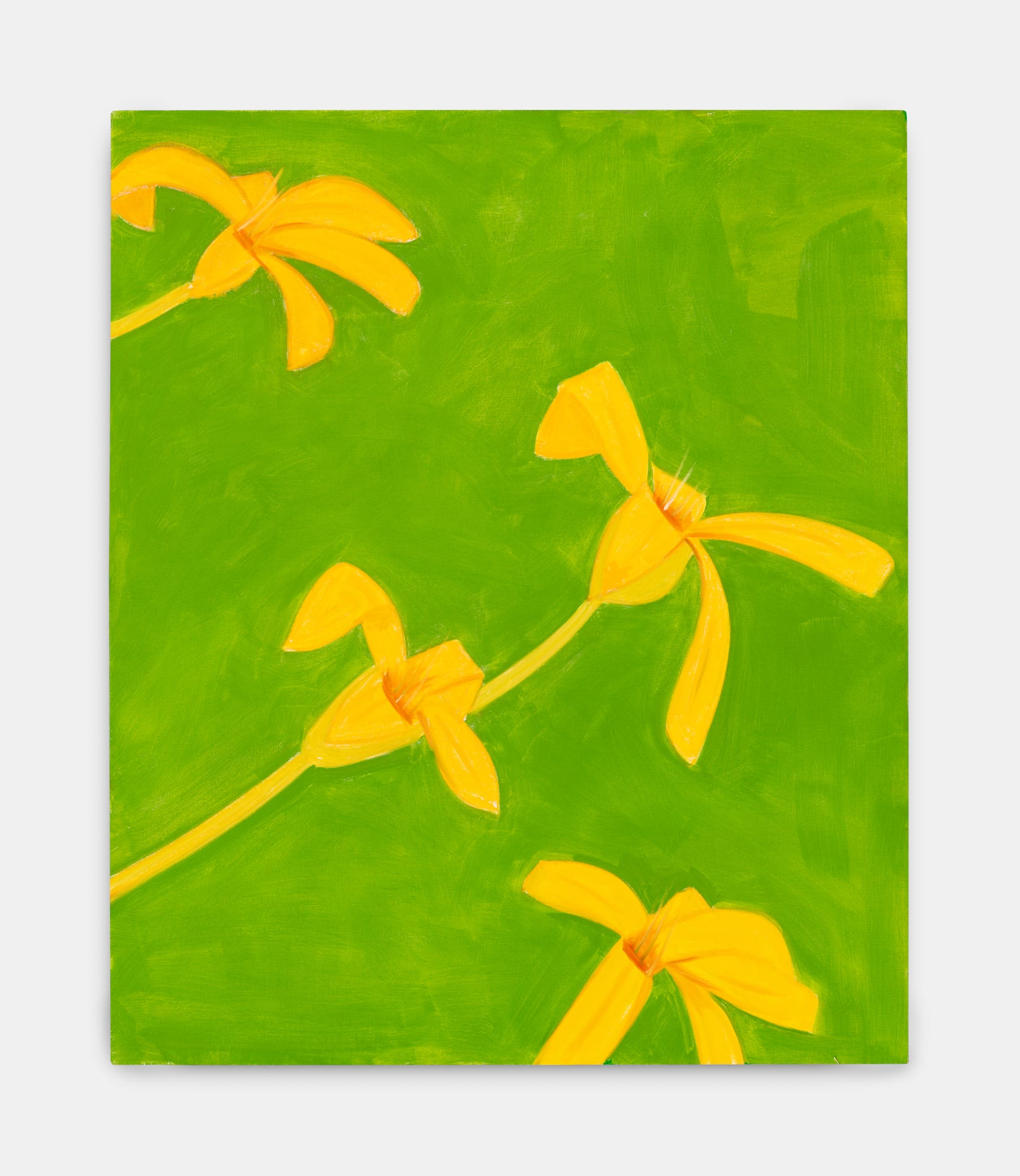 Alex Katz | Untitled, yellow-green, 2019 | Art Basel